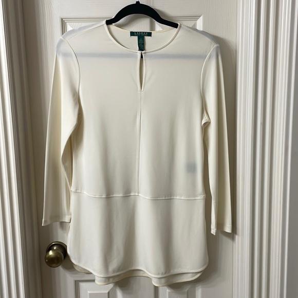 Ralph Lauren | Tops | Ralph Lauren Cream Colored Dress Shirt | Poshmark